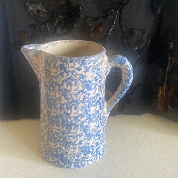 Hand Crafted | Art | 99 Handcrafted One Of A Kind Blue Spongeware 8 ...